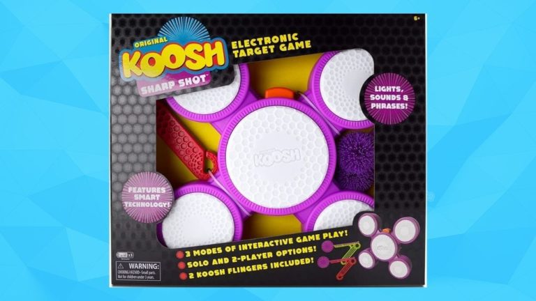 Test Your Koosh-Flinging Skills with the Koosh Sharp Shot | The Toy Insider