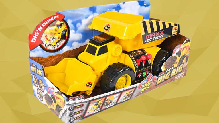 Your Kids Will Really DIG This Working Electric Dig Rig | The Toy Insider