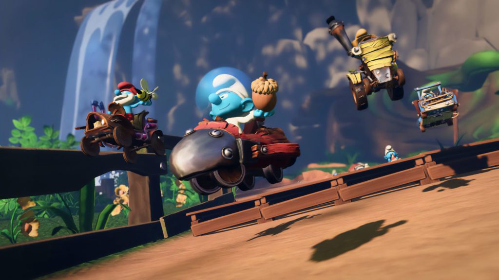Papa Smurf Feels the Need for Speed in the New 'Smurfs Kart' Video Game ...