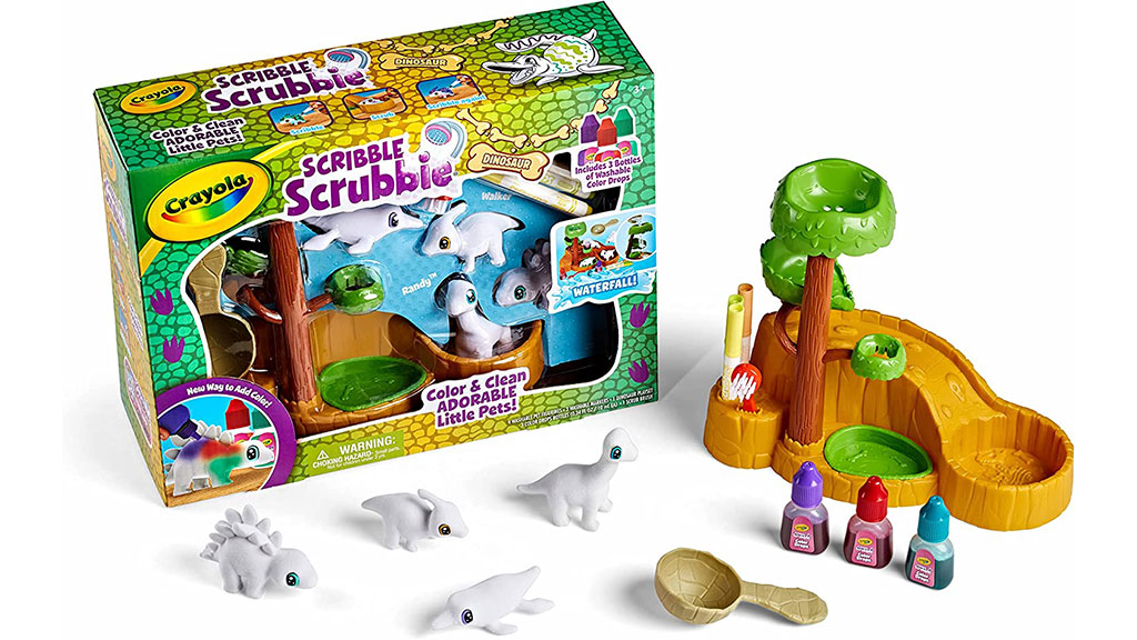 SCRIBBLE SCRUBBIE DINOSAUR PETS WATERFALL | The Toy Insider