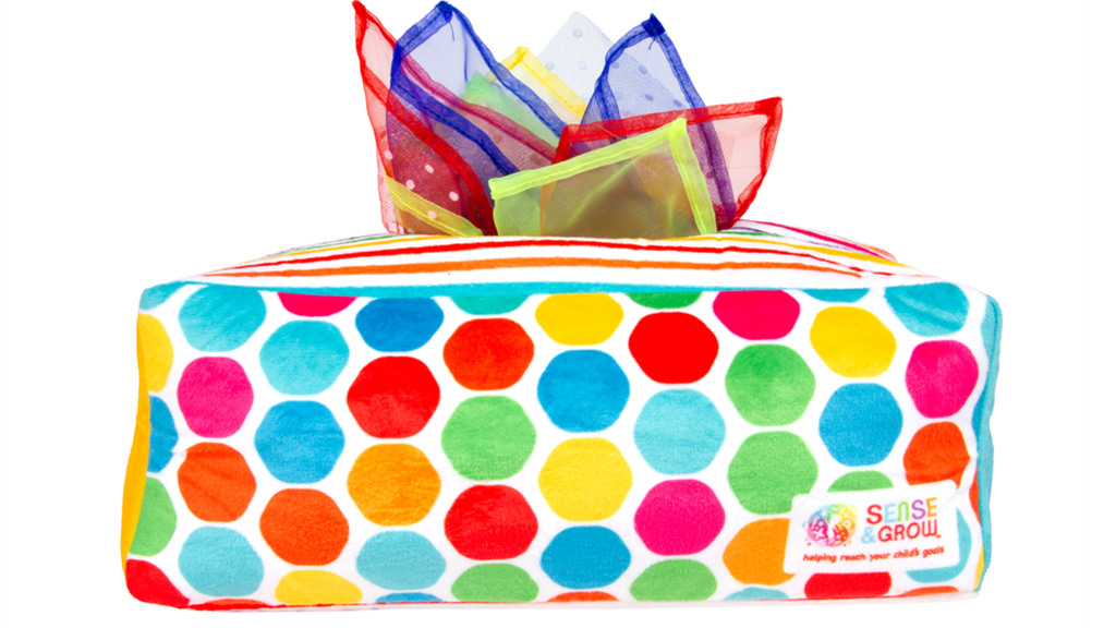 SENSE & GROW SENSORY TISSUE BOX | The Toy Insider