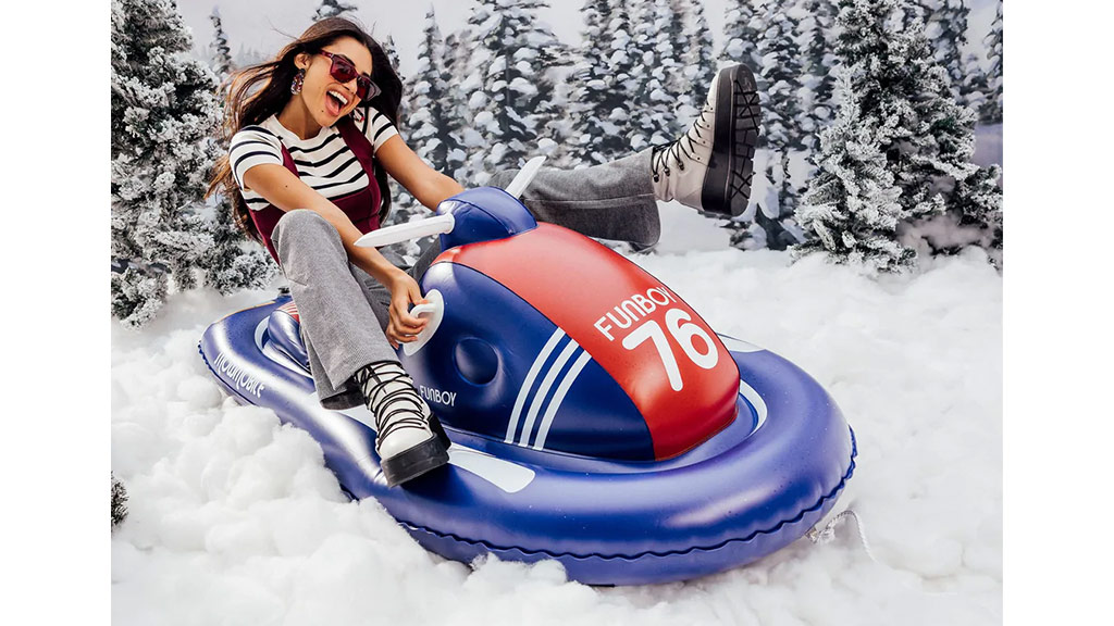RETRO SNOW MOBILE SNOW SLED | The Toy Insider
