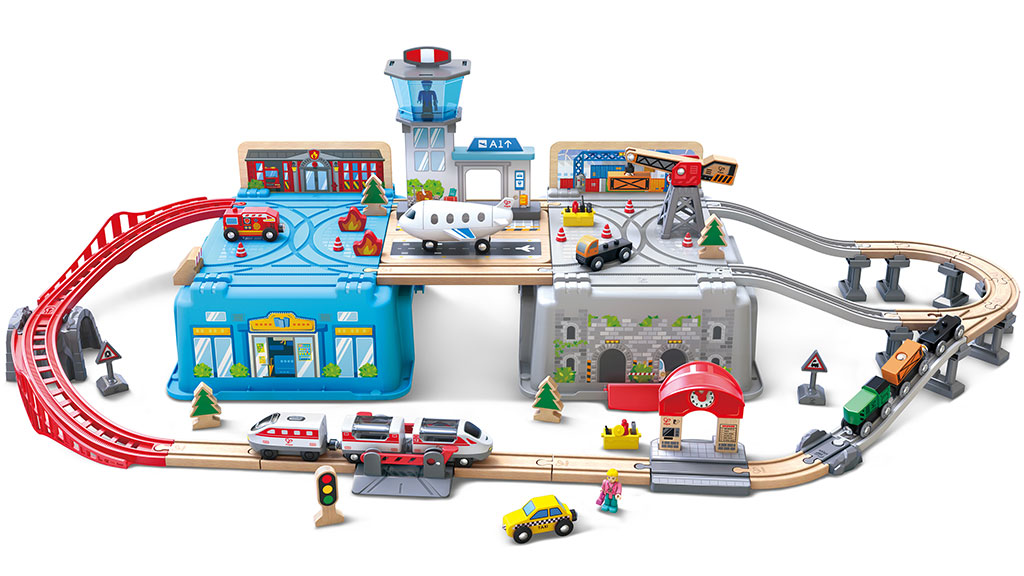 SUPER CITYSCAPE TRANSPORT BUCKET SET | The Toy Insider