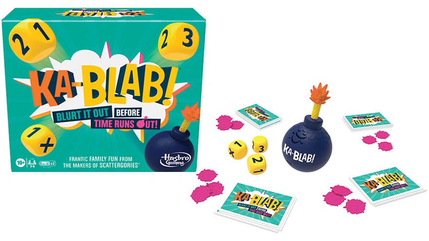 Scattergories Style Games Hasbro Ka-Blab! Party Game - Fast-Paced ...