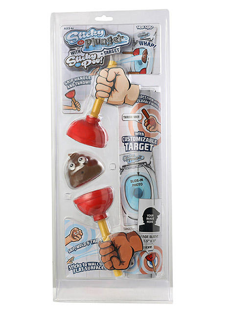 STICKY THE PLUNGER WITH SLIDE-IN PHOTO TARGET | The Toy Insider