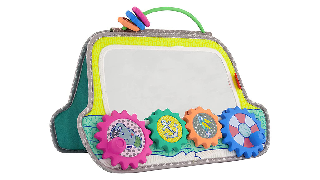 BUSY BOARD MIRROR & SENSORY DISCOVERY TOY | The Toy Insider
