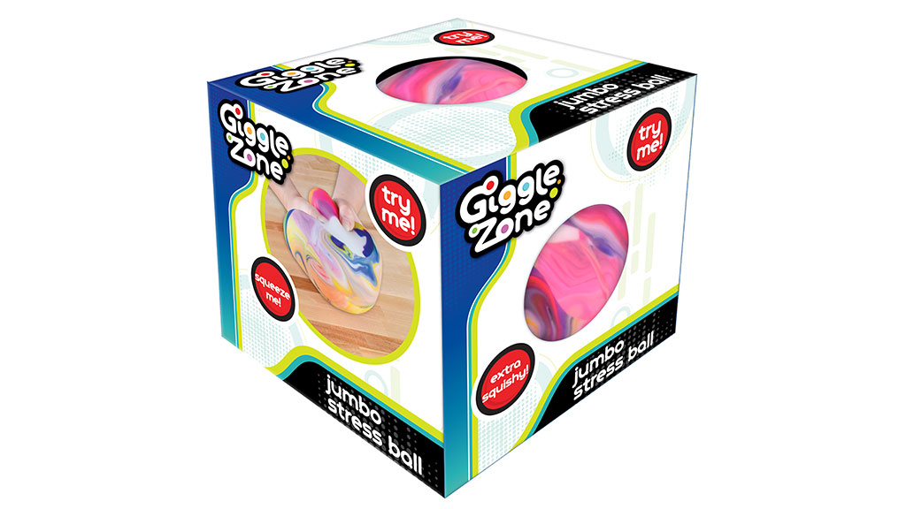 GIGGLE ZONE JUMBO STRESS BALL | The Toy Insider