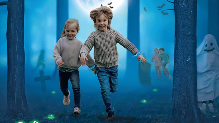 Ghosts in the Graveyard Lights Up the Night for a Spooky Game of Tag ...