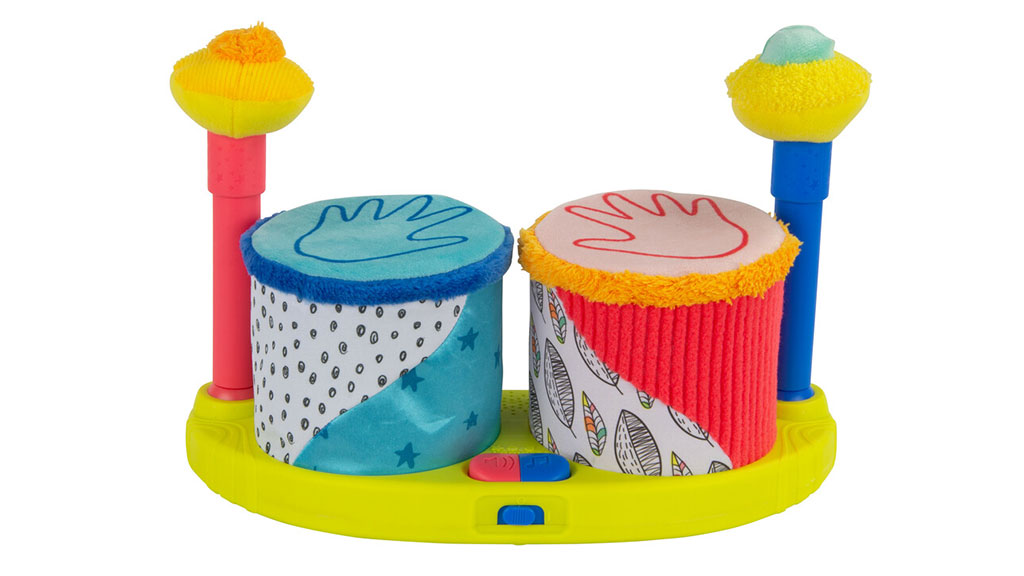 LAMAZE SQUEEZE BEATS FIRST DRUM SET | The Toy Insider