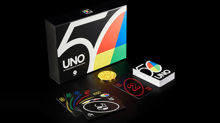 UNO 50TH ANNIVERSARY PREMIUM CARD SET | The Toy Insider