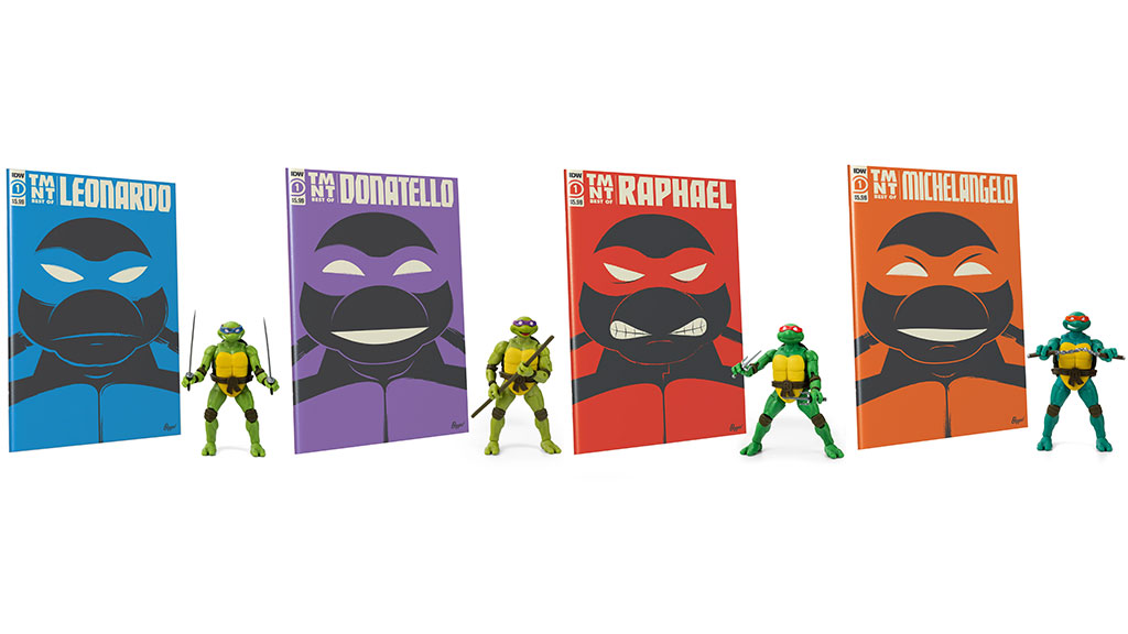 TEENAGE MUTANT NINJA TURTLES BST AXN X IDW COMIC BUNDLE | The Toy Insider