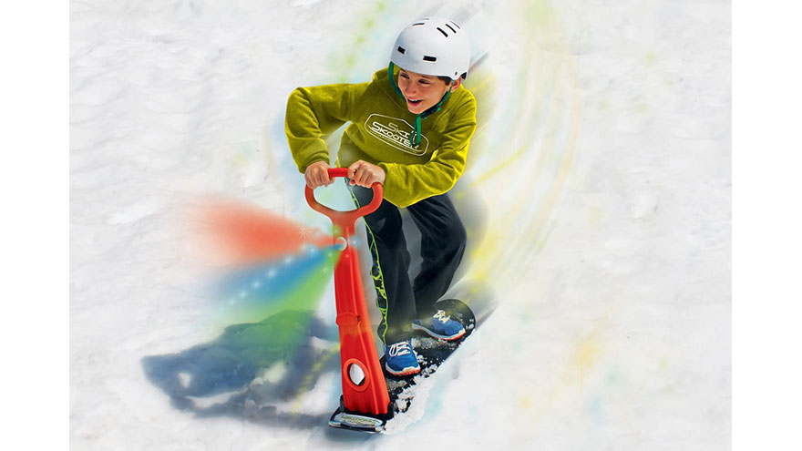 LED SKI SKOOTER SNOWBOARD KICK SCOOTER | The Toy Insider