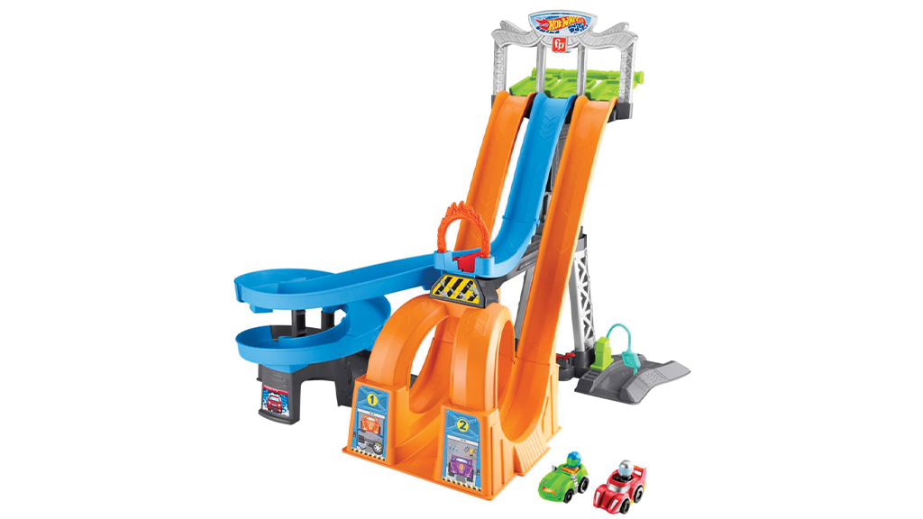 HOT WHEELS RACING LOOPS TOWER TRACK PLAYSET BY LITTLE PEOPLE | The Toy ...