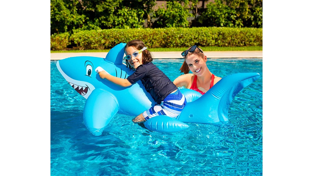 GIANT INFLATABLE RIDE ON SHARK | The Toy Insider