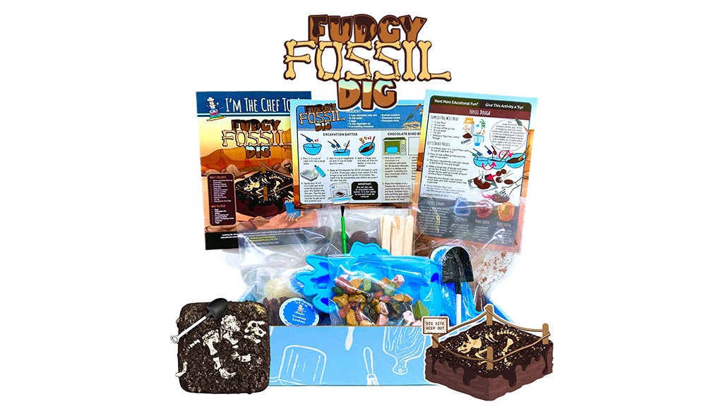 FUDGY FOSSIL DIG BAKING ADVENTURE KIT | The Toy Insider