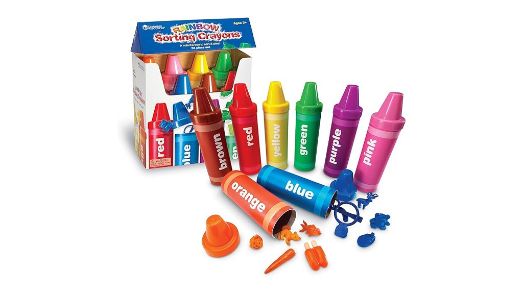 RAINBOW SORTING CRAYONS | The Toy Insider