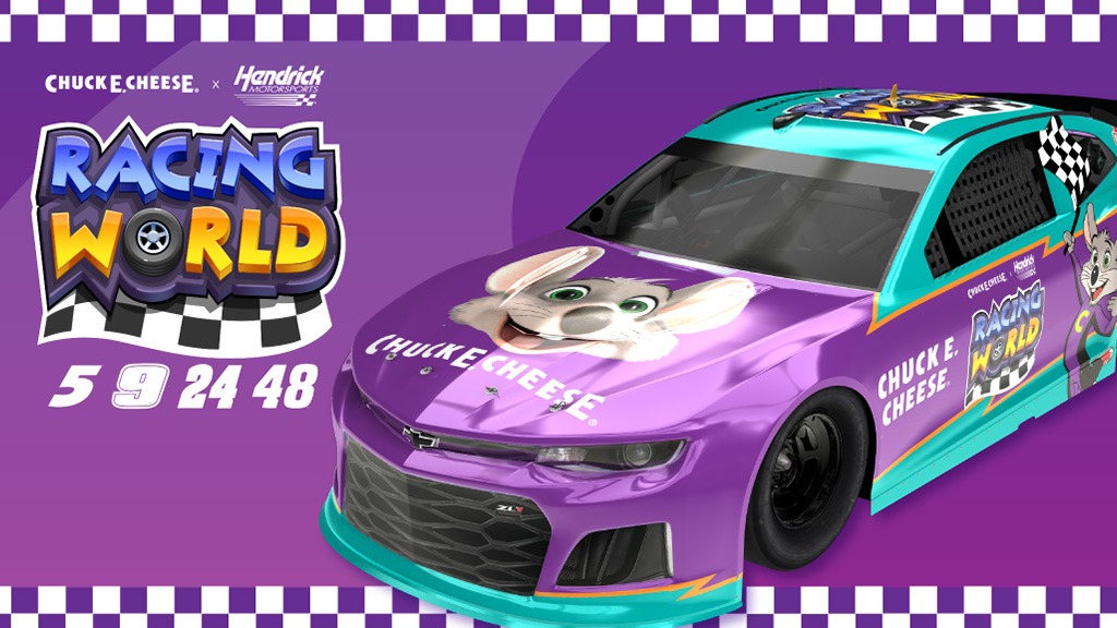 Chuck E. Cheese Partnerts with New Hendrick Motorsports | The Toy Insider