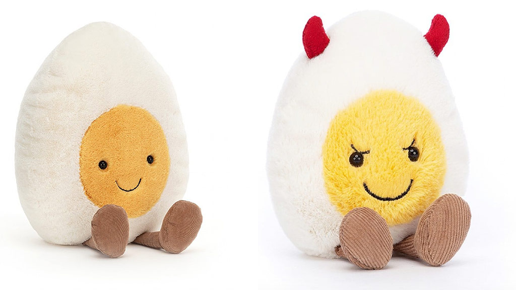 AMUSABLE BOILED EGG PLUSH | The Toy Insider