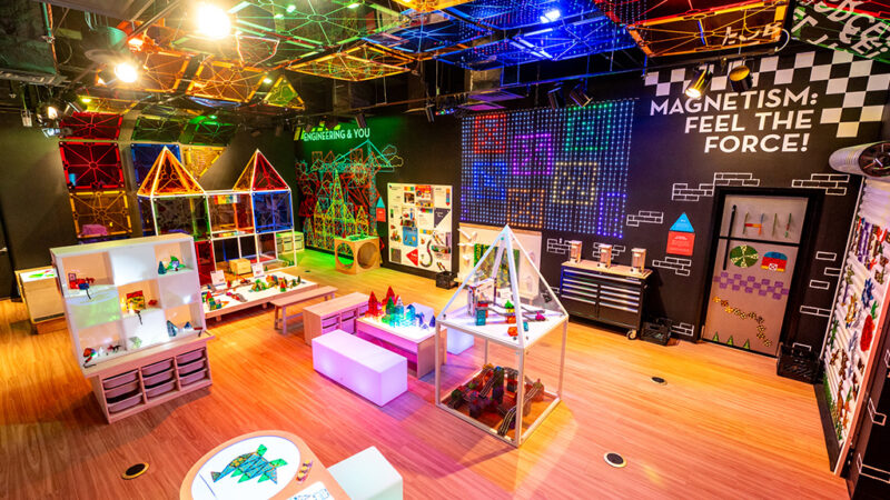 Vibrant Magna-Tiles Studio Opens at Museum of Discovery and Science ...