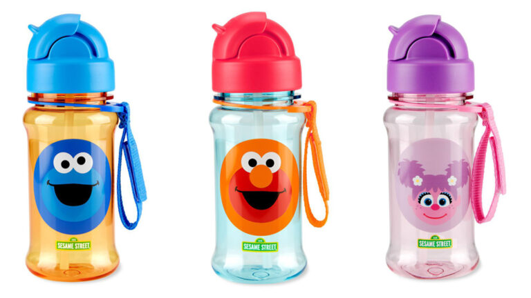 SESAME STREET STRAW BOTTLE WITH TRITAN RENEW | The Toy Insider