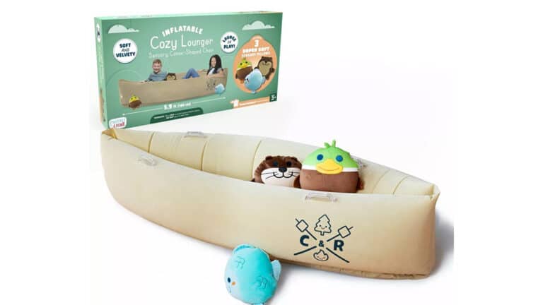 CHUCKLE & ROAR INFLATABLE COZY LOUNGER | The Toy Insider