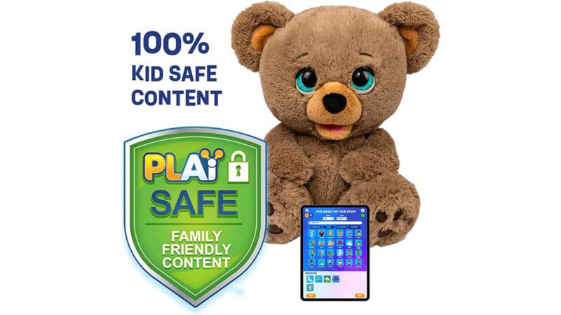 Expert Review: Skyrocket's PLAi: Poe the AI Story Bear | The Toy Insider
