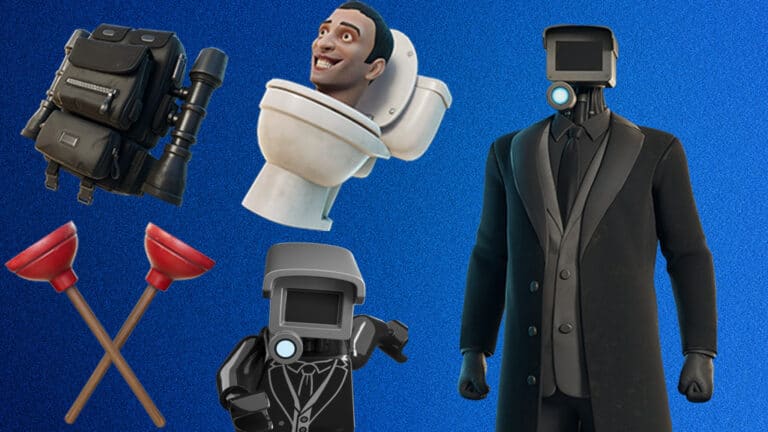 New Fortnite Skibidi Toilet Items | The Toy Insider