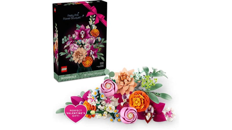 LEGO BOTANICALS PRETTY PINK FLOWER BOUQUET | The Toy Insider