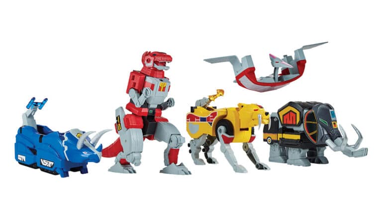 MIGHTY MORPHIN POWER RANGERS COMBINABLE DINOZORDS | The Toy Insider
