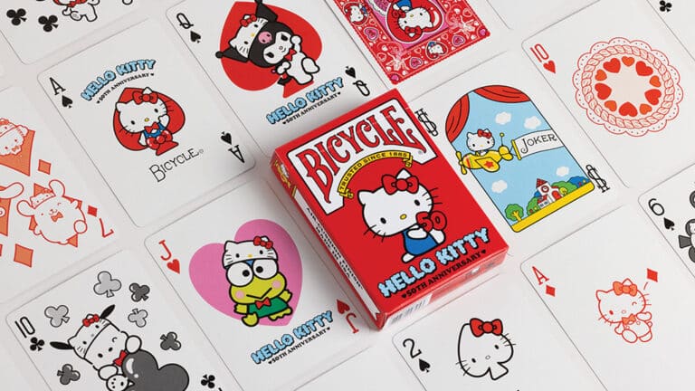 HELLO KITTY 50TH ANNIVERSARY PLAYING CARDS | The Toy Insider