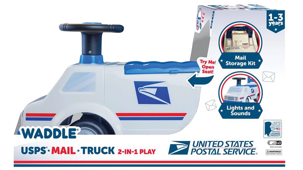 KIDTRAX UNITED STATES POST OFFICE 2-IN-1 PLAY FOOT TO FLOOR RIDE-ON ...
