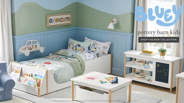 Wackadoo! Pottery Barn Kids Has a New 'Bluey' Collection | The Toy Insider