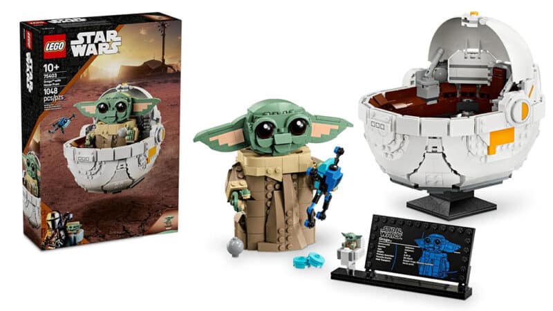 LEGO STAR WARS GROGU WITH HOVER PRAM | The Toy Insider