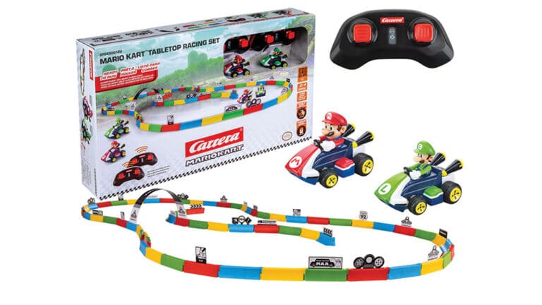 2.4GHZ MARIO KART TABLETOP RACING SET — MARIO & LUIGI | The Toy Insider