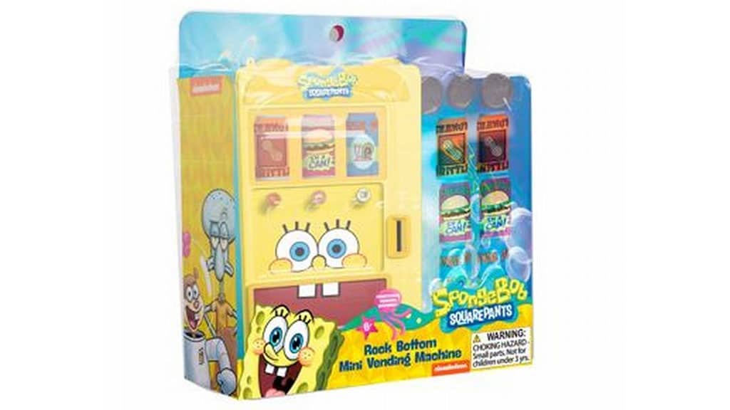 SPONGEBOB ROCK BOTTOM MINI VENDING MACHINE | The Toy Insider