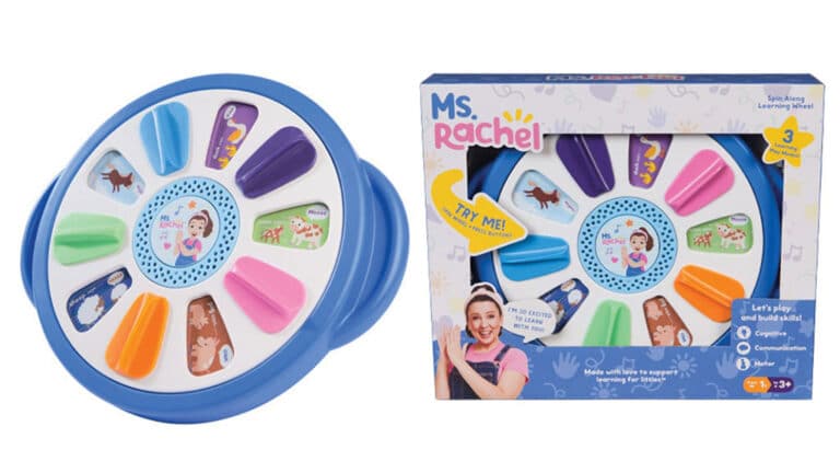 Ms. Rachel Spin Along Learning Wheel Review | The Toy Insider