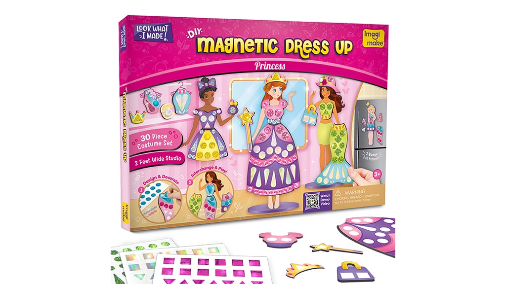 DIY MAGNETIC DRESS-UP PRINCESS KIT | The Toy Insider