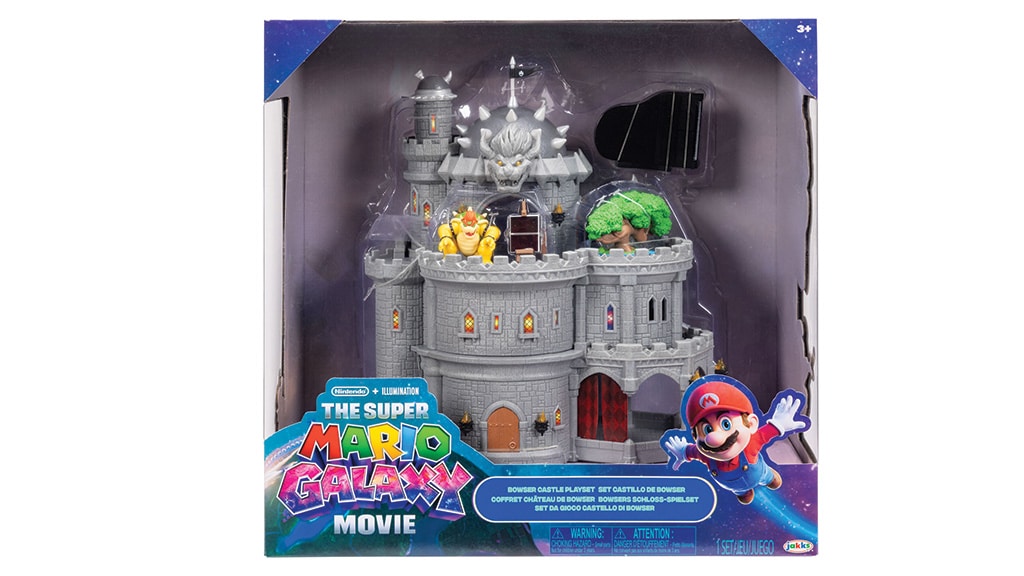 THE SUPER MARIO GALAXY MOVIE DELUXE BOWSER CASTLE PLAYSET | The Toy Insider