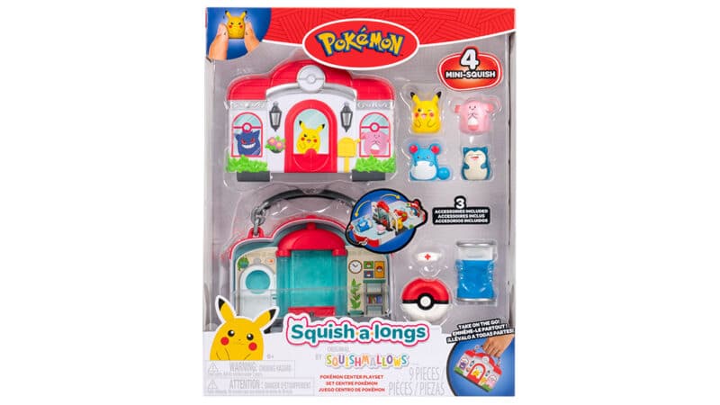 Squish-A-Longs Pokémon Center Playset Review | The Toy Insider
