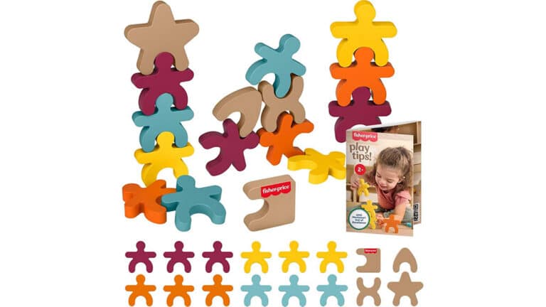 FISHER-PRICE MONTESSORI WOODEN STACKING SHAPES | The Toy Insider