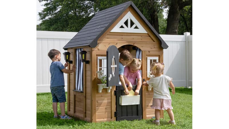 DOVER BAY SWING SET WITH TUBE SLIDE | The Toy Insider