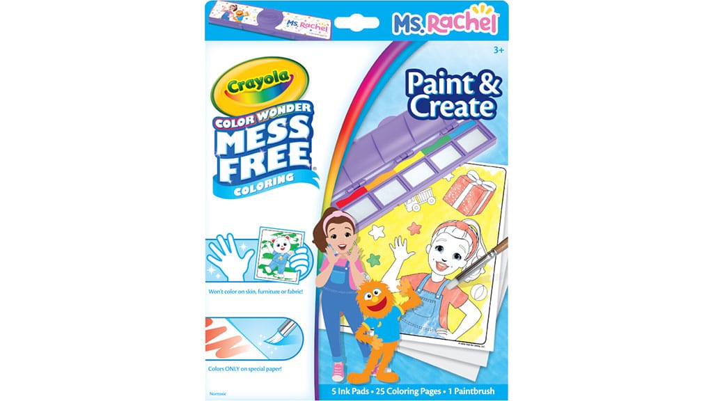 CRAYOLA COLOR WONDER PAINT & CREATE MS. RACHEL | The Toy Insider