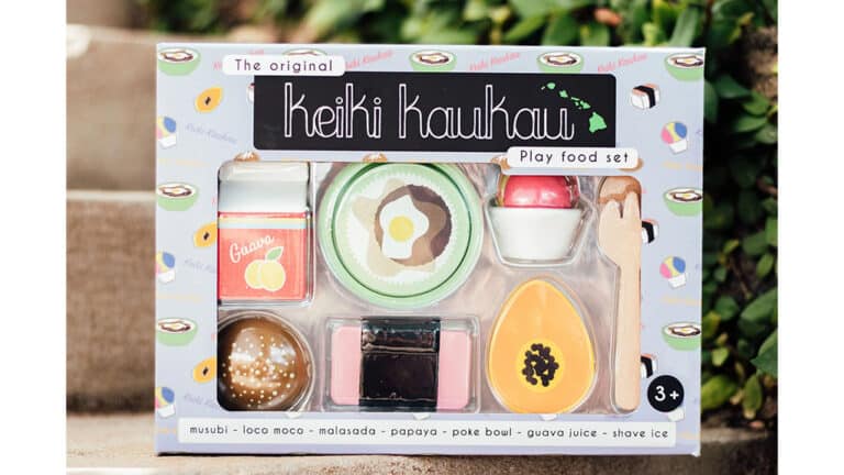 KEIKI KAUKAU WOODEN PLAY FOOD SET | The Toy Insider