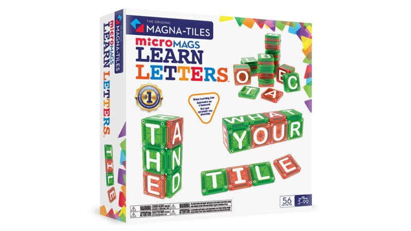 MAGNA-TILES MICROMAGS LEARN LETTERS 56-PIECE SET | The Toy Insider